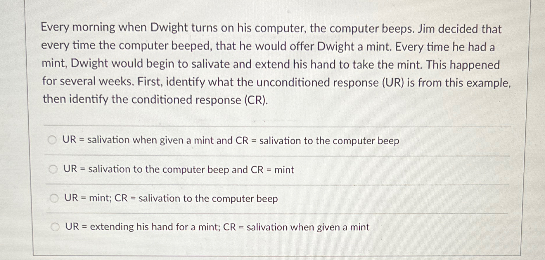 Solved Every morning when Dwight turns on his computer, the | Chegg.com