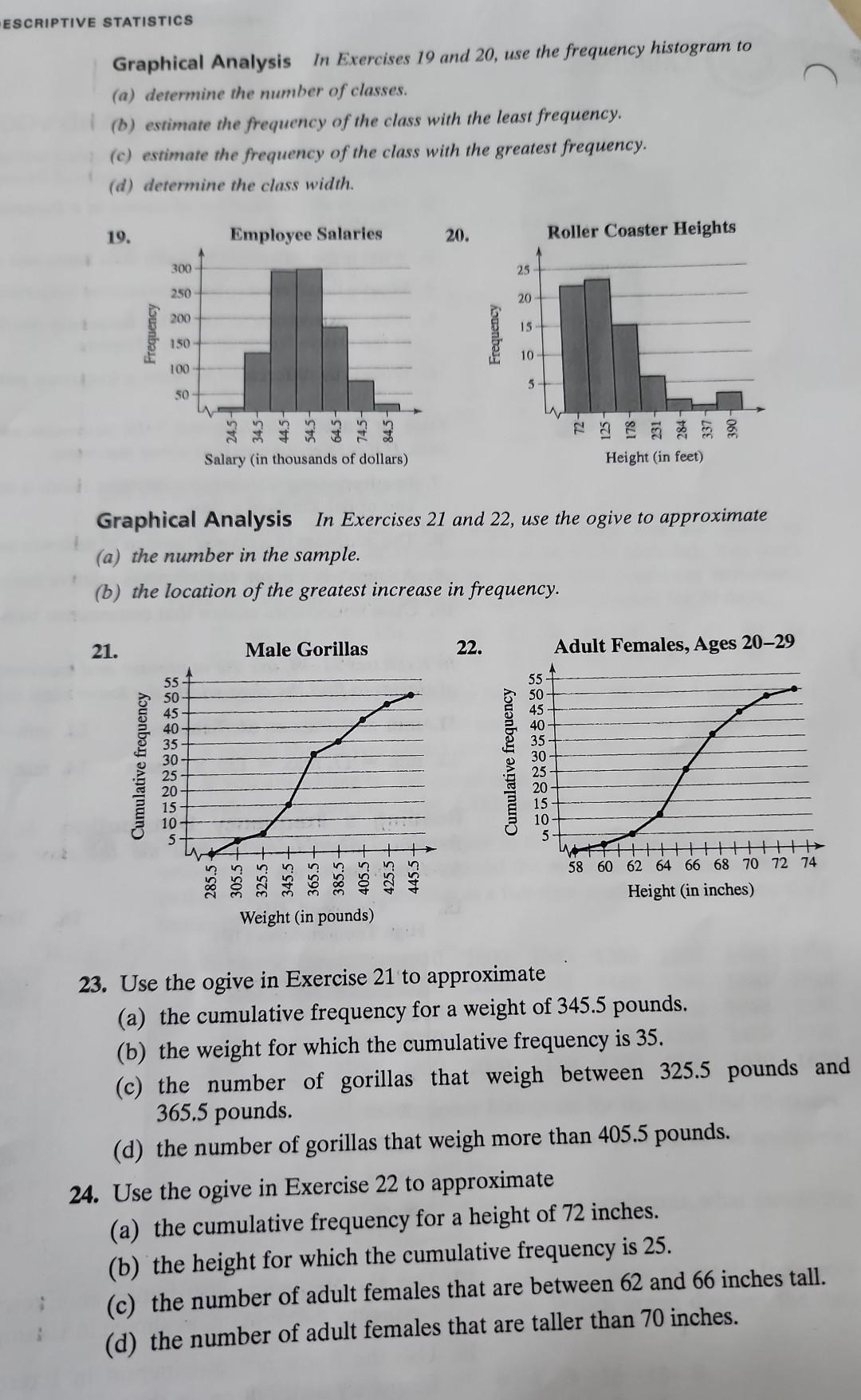 Solved Graphical Analysis In Exercises 19 and 20, use the | Chegg.com
