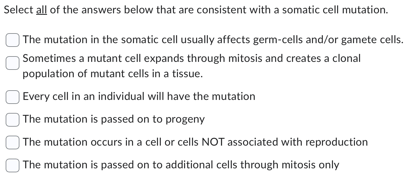 Solved Select all of the answers below that are consistent | Chegg.com
