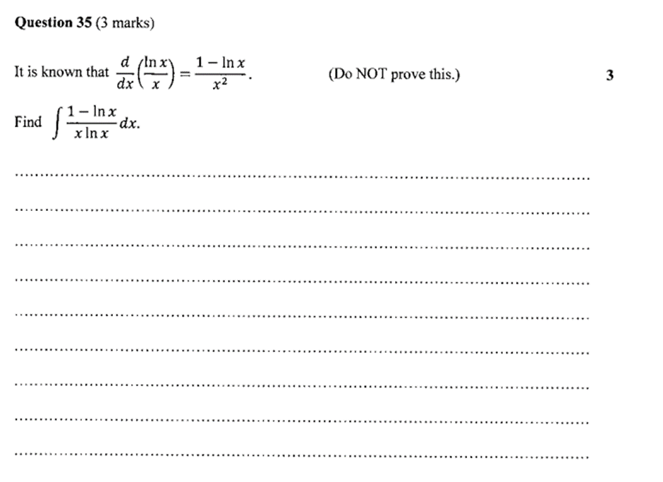 Solved Question 35 (3 ﻿marks)It is known that | Chegg.com