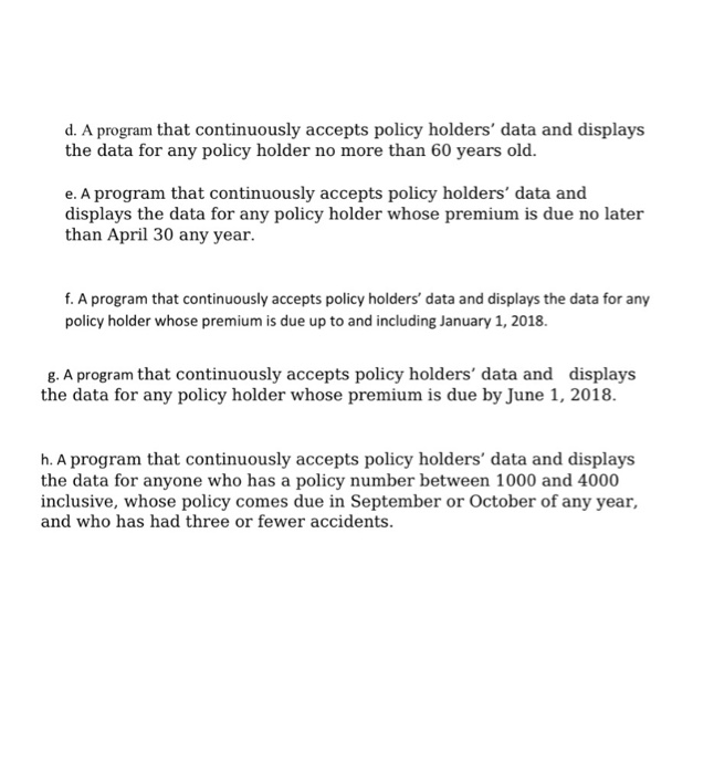 Solved For Each Part Provide Psuedocode Flow Chart And C Chegg