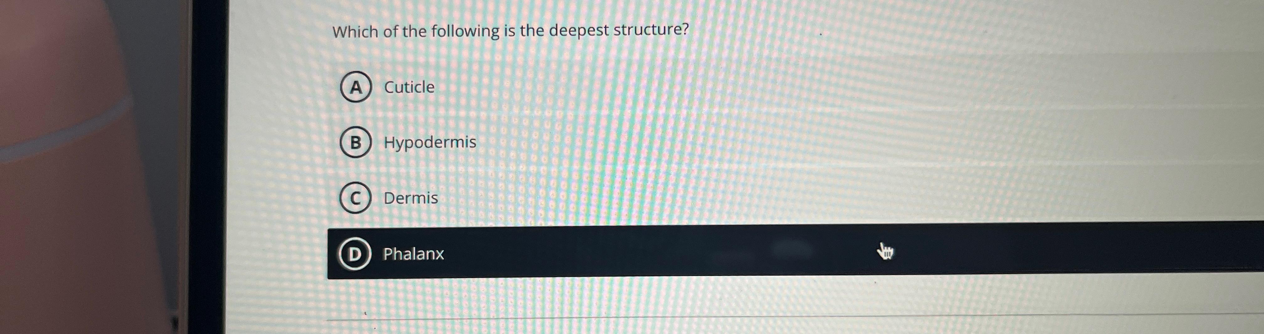 Solved Which of the following is the deepest | Chegg.com