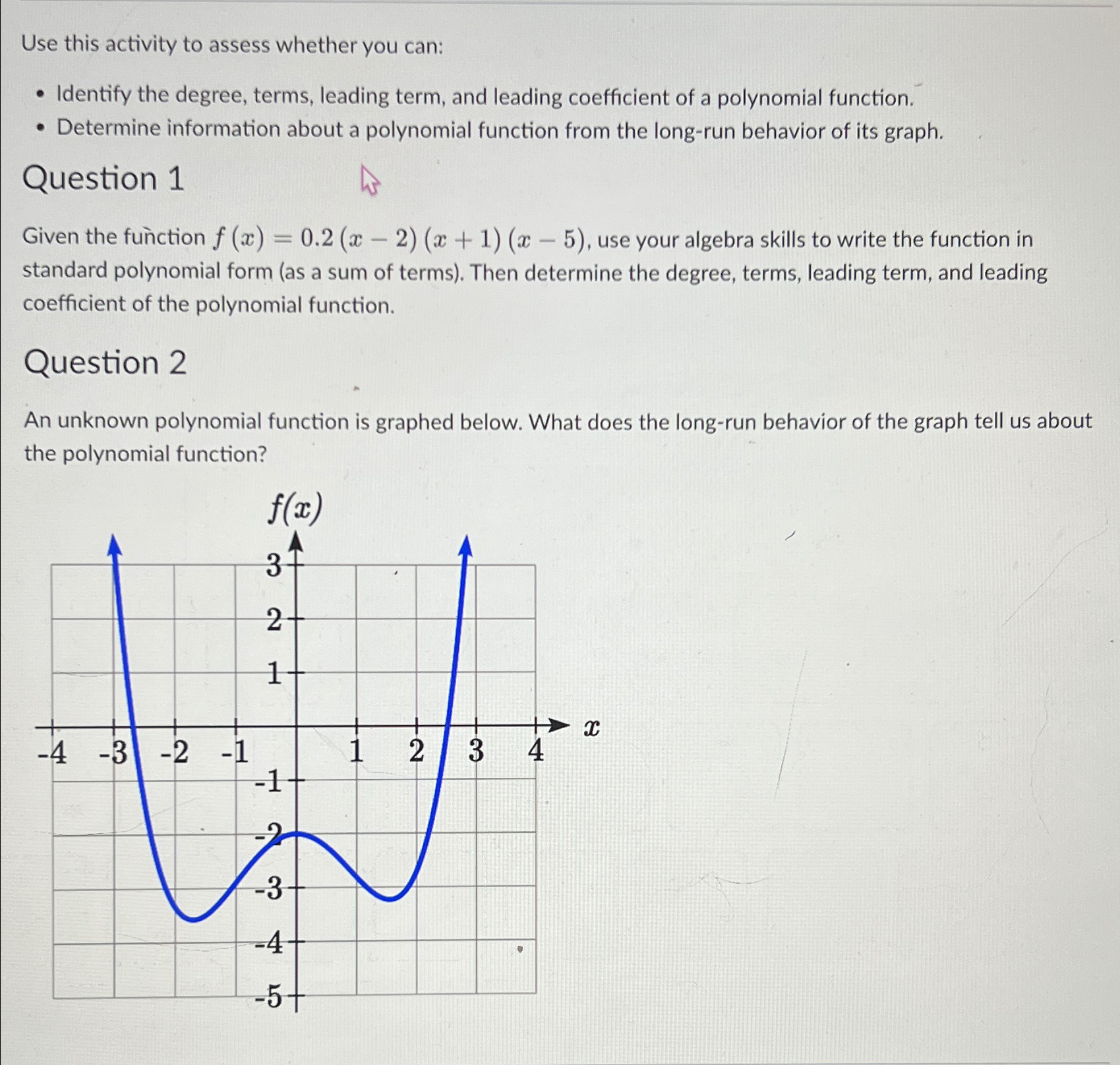 Solved Use this activity to assess whether you can:Identify | Chegg.com
