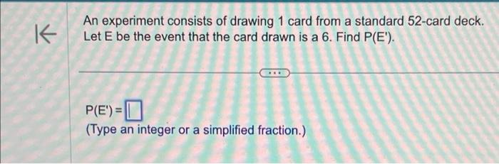 Solved An experiment consists of drawing 1 card from a | Chegg.com