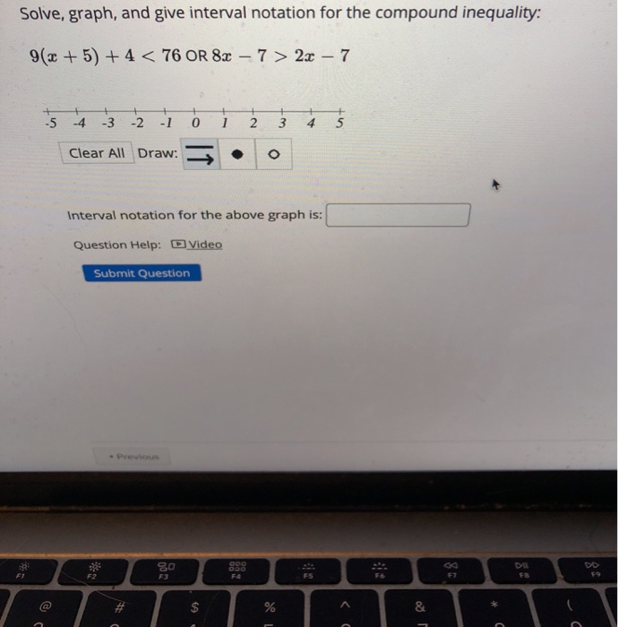 Solved Solve, graph, and give interval notation for the | Chegg.com
