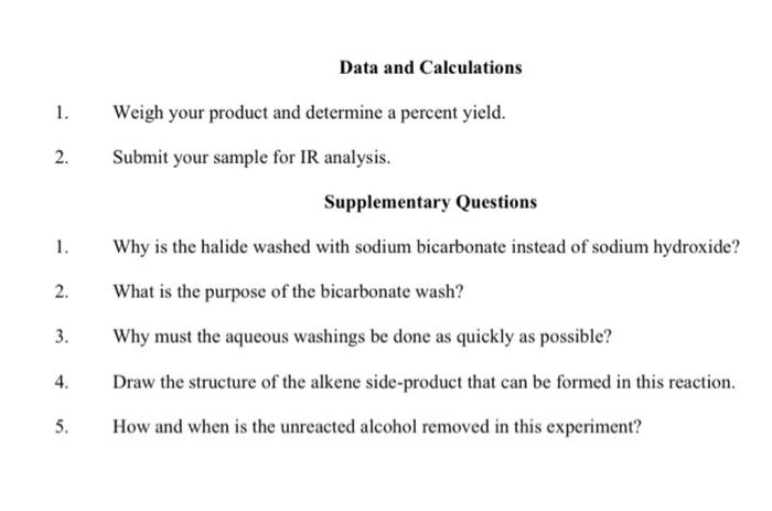 Solved Answer all the supplementary questions. will thumb up | Chegg.com