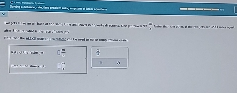 Solved Unes, Functions, SnatinsSoMing a distance, rate, time | Chegg.com