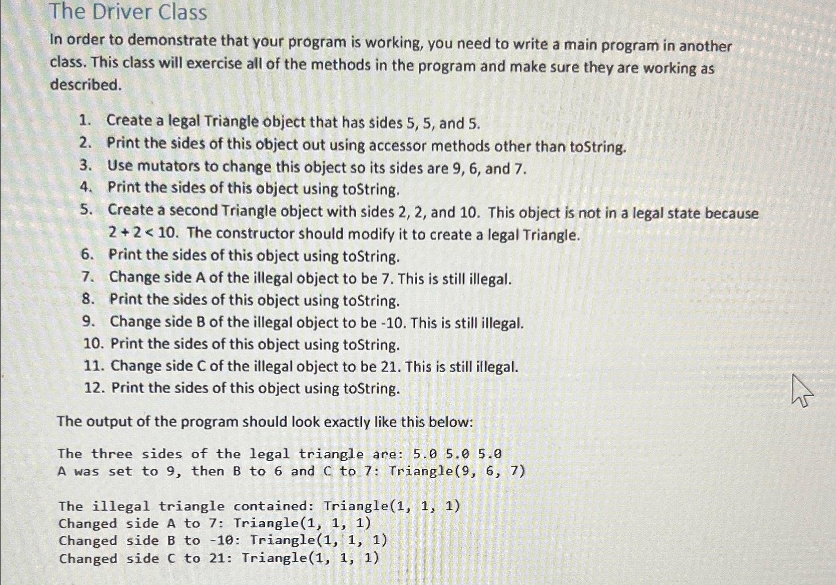 Solved Project 12: Encapsulating Data ?1This semester, we've | Chegg.com