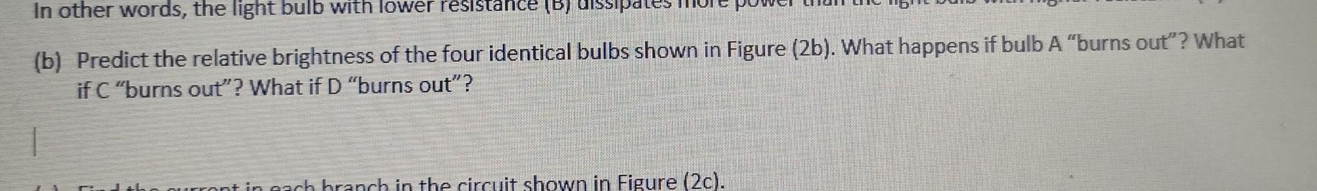 Solved (b) Predict the relative brightness of the four | Chegg.com