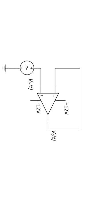Solved calculate output voltage if Vin=1V(DC) | Chegg.com