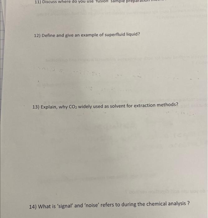Solved 12) Define and give an example of superfluid liquid? | Chegg.com