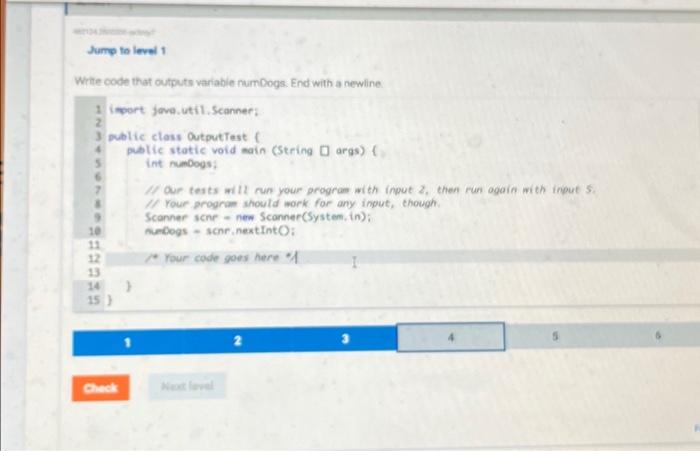 Solved 482124 2800200 q3zq Jump to level 1 Write code that | Chegg.com