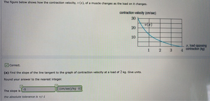 Solved The figure below shows how the contraction velocity, | Chegg.com