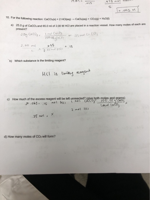 Solved 3. A mixture of CaCO3 and CaO has a mass of 3.250 g. | Chegg.com