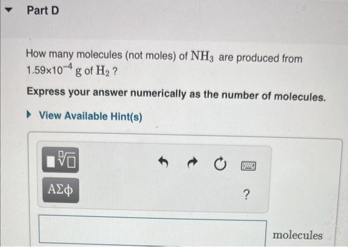 Solved How many grams of H2 are needed to produce 13.60 g of | Chegg.com