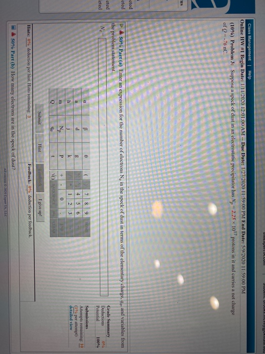 Solved conce Class Management | Help Online HW WI Begin | Chegg.com