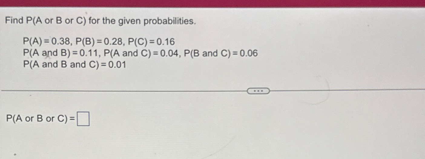 Solved Find or B ﻿or C ﻿for the given | Chegg.com