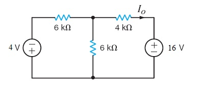 Solved Find I0 using mesh analysis | Chegg.com