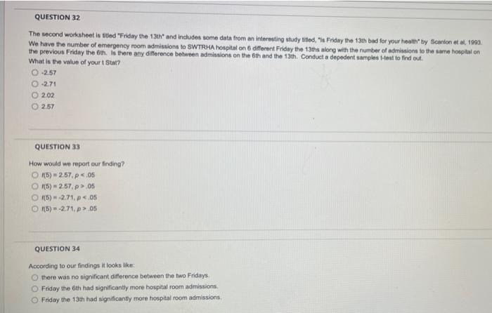 Solved QUESTION 29 To lower our chance of making a type I | Chegg.com