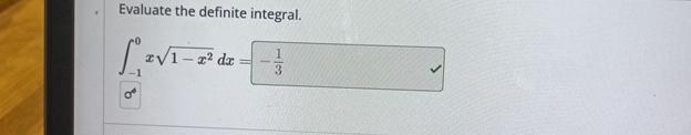 Solved Evaluate the definite integral.∫-10x1-x22dx= | Chegg.com