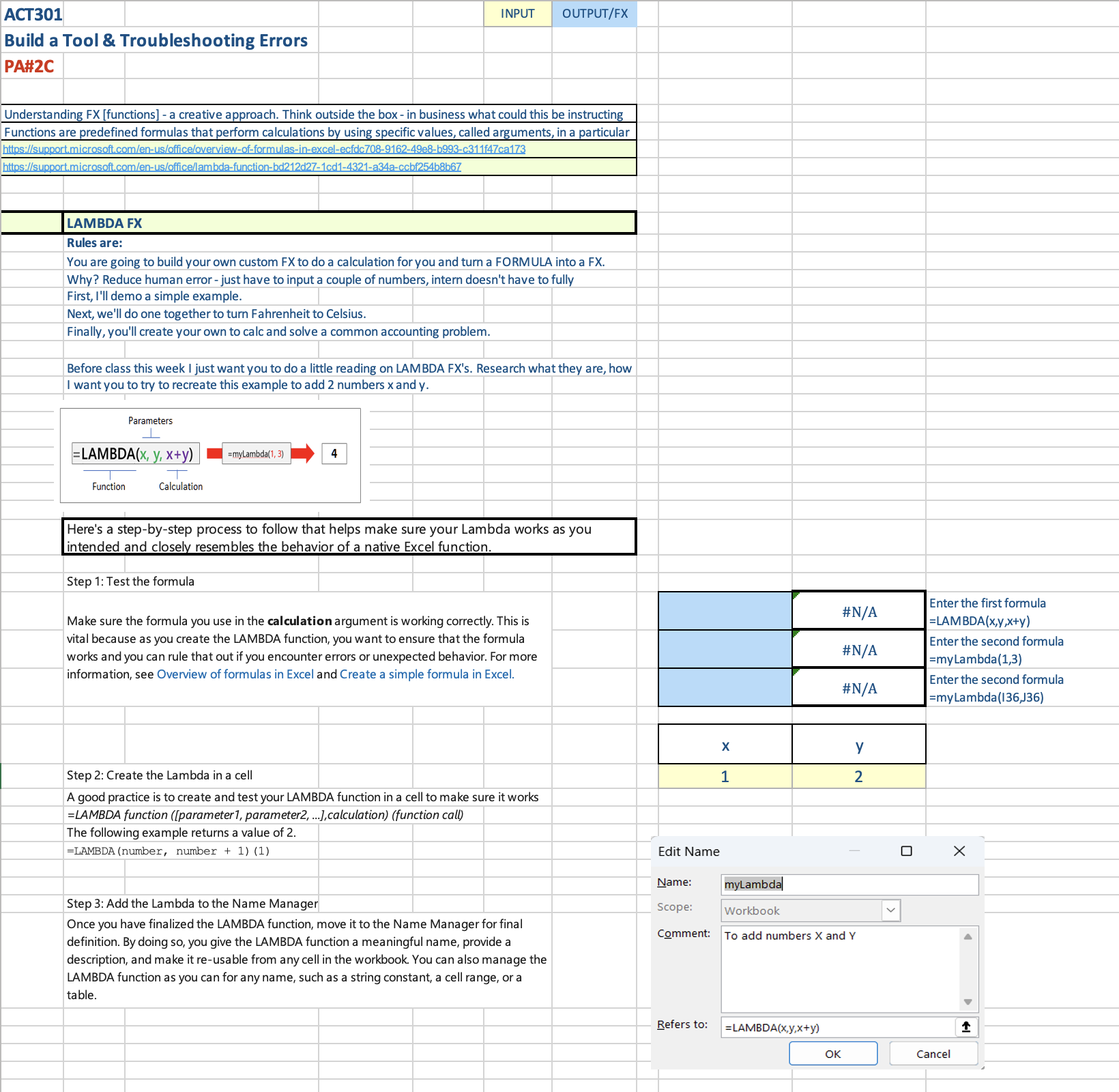 please complete each step of this work sheet | Chegg.com