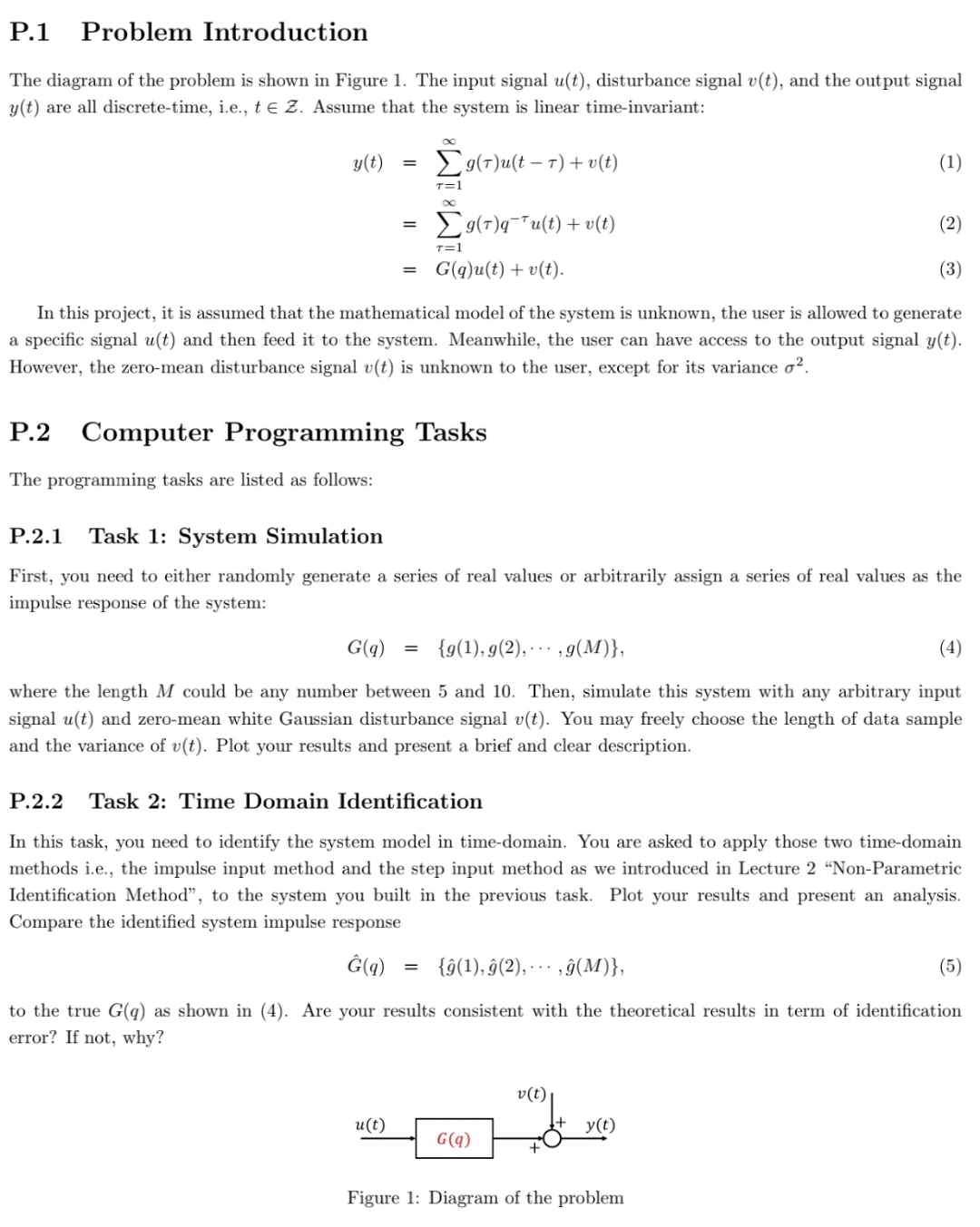 P. 1 ﻿Problem IntroductionThe diagram of the problem | Chegg.com