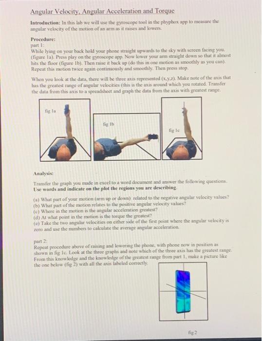 Solved Angular Velocity, Angular Acceleration and Torque | Chegg.com