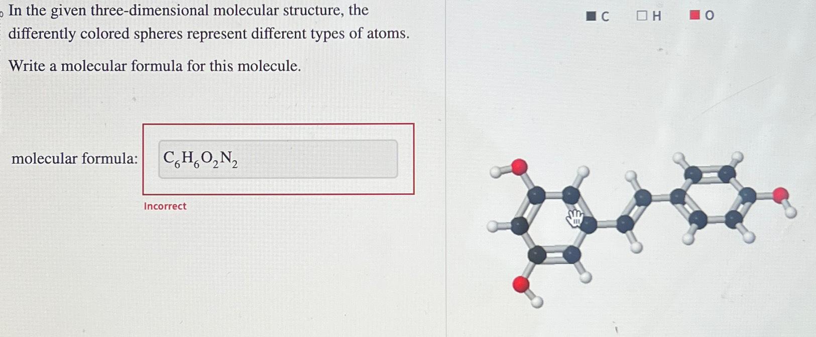 Solved In the given three-dimensional molecular structure, | Chegg.com Solved In the given three-dimensional molecular structure, | Chegg.com