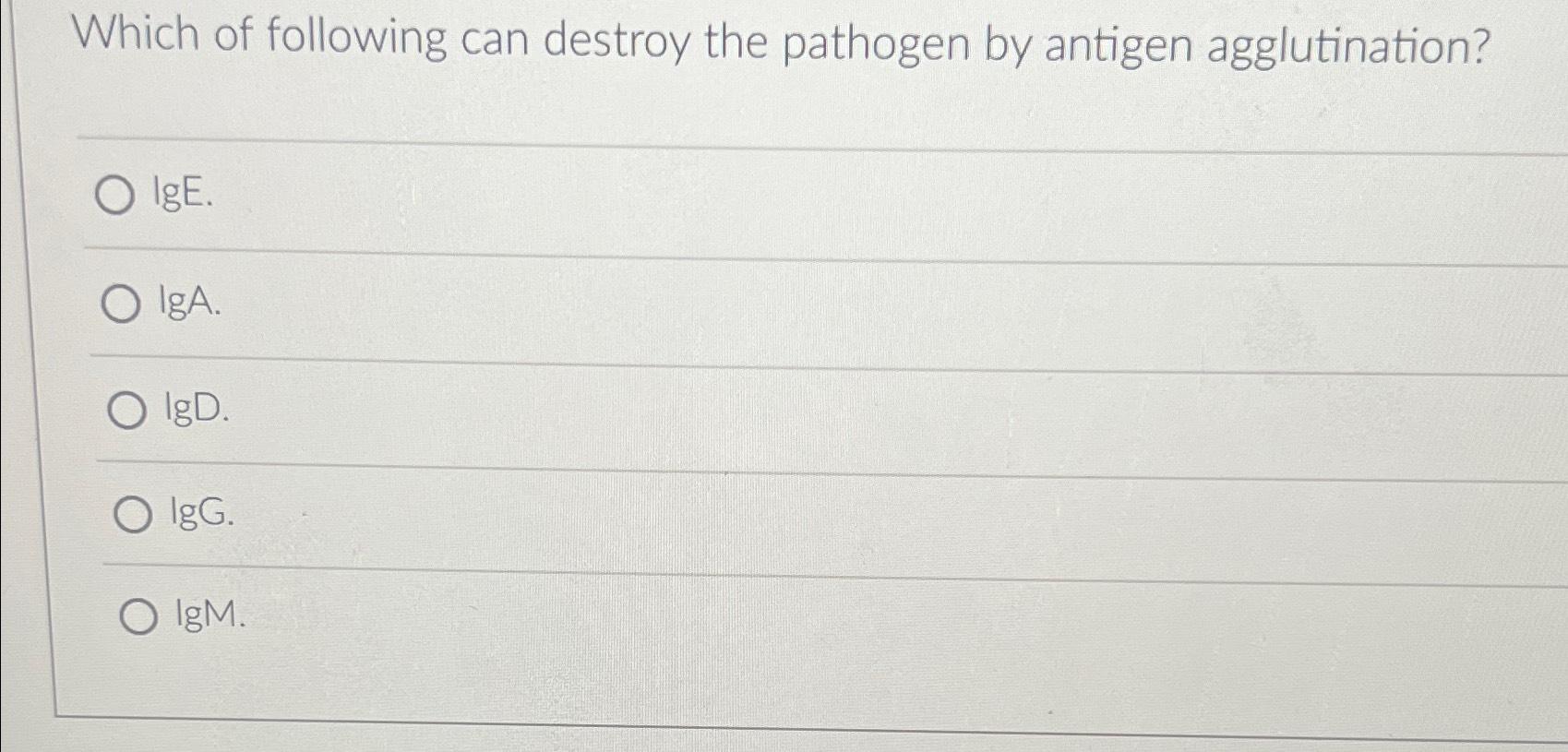 Solved Which of following can destroy the pathogen by | Chegg.com