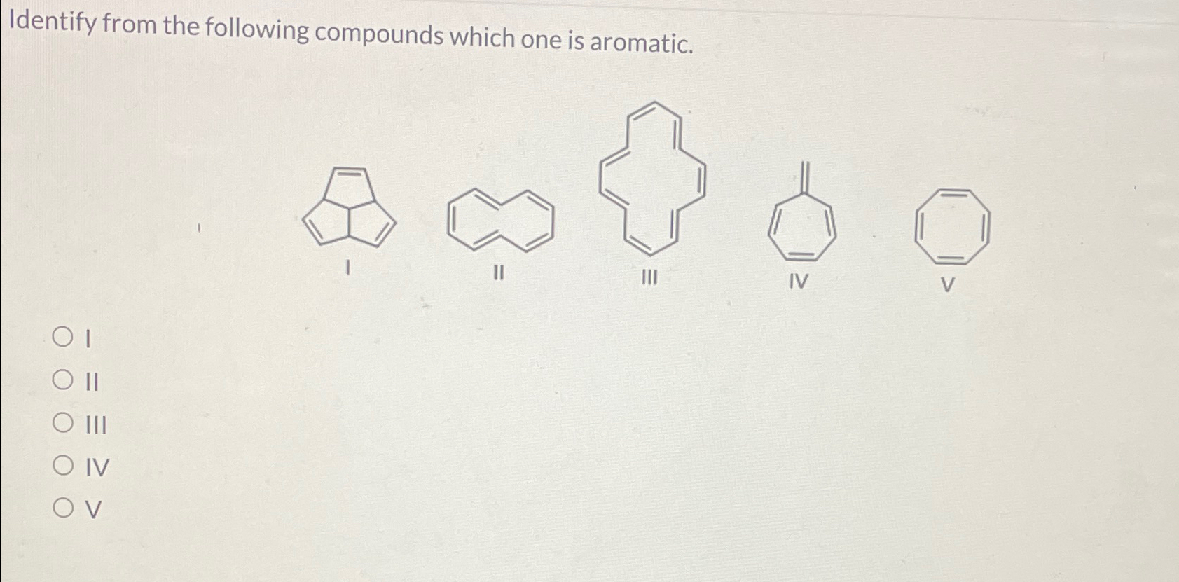 Solved Identify from the following compounds which one is | Chegg.com