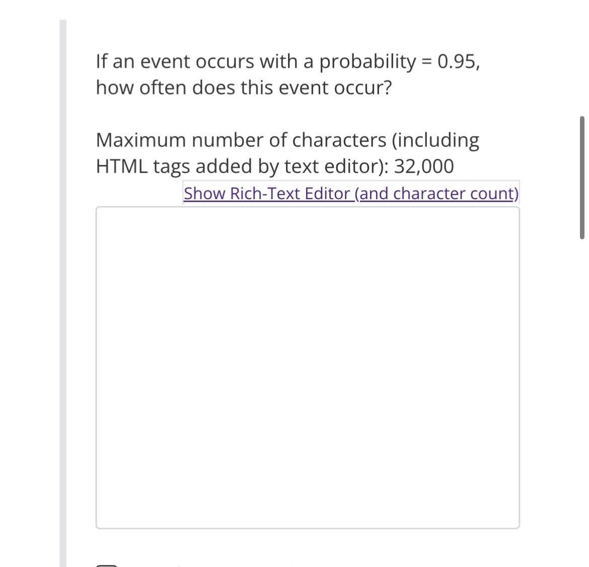 Solved If an event occurs with a probability =0.95, ﻿how | Chegg.com