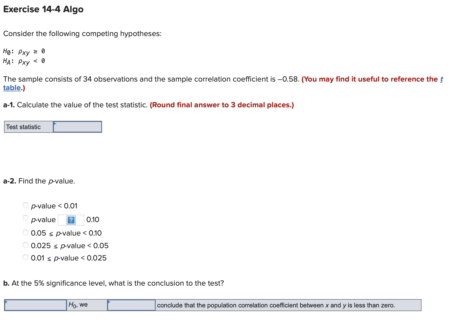 Solved Exercise 14-4 ﻿AlgoConsider the following competing | Chegg.com