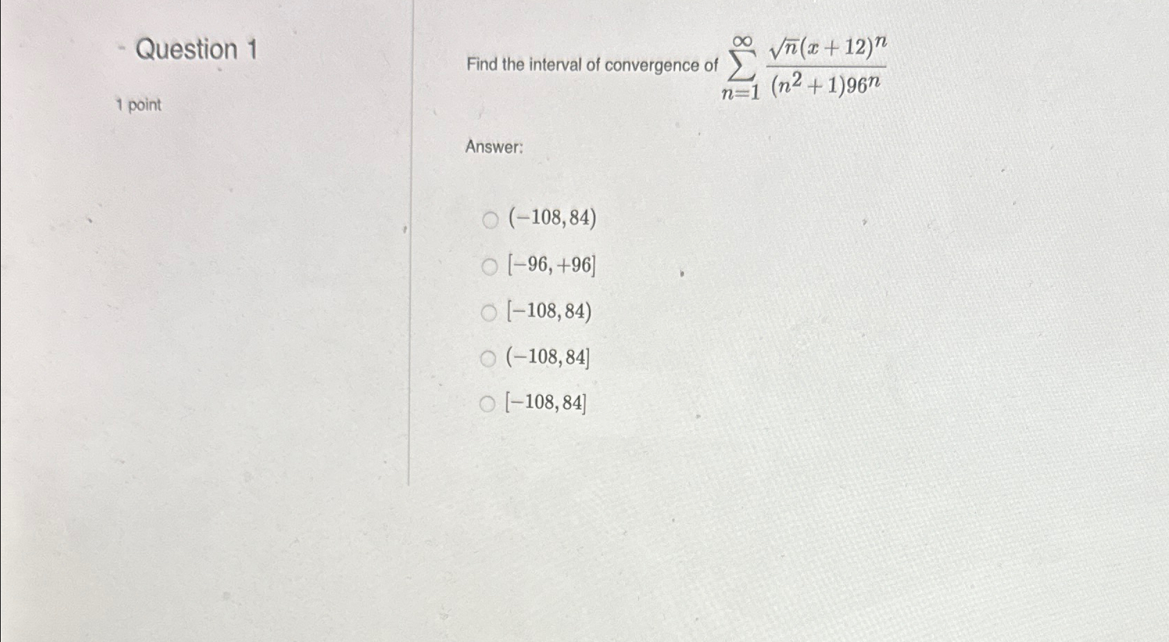 Solved Question 41 ﻿pointWrite the first four non-zero terms | Chegg.com