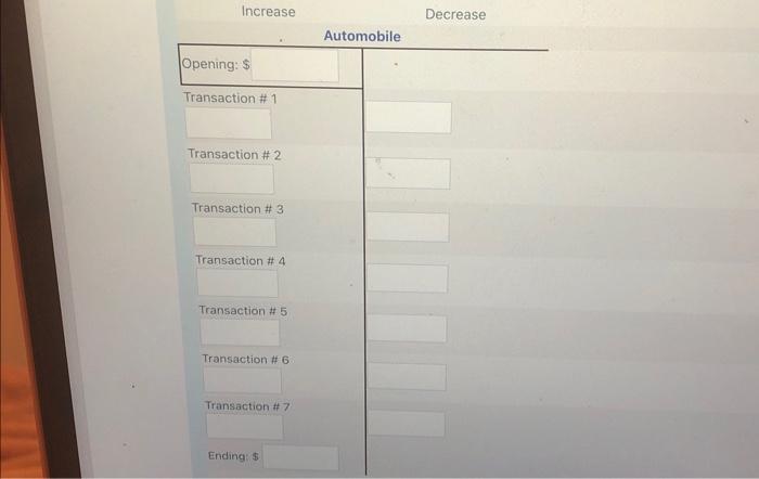 Expenses Increase Transaction \#1 Transaction \# 2 | Chegg.com