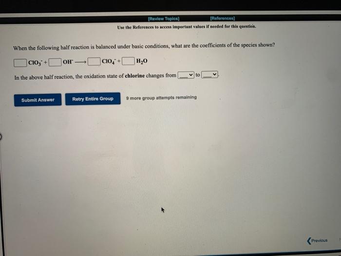 Solved [Review Toples) References Use the References to | Chegg.com