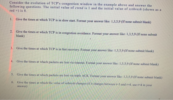 Solved TCP IN ACTION: SLOW START, CONGESTION AVOIDANCE, AND | Chegg.com