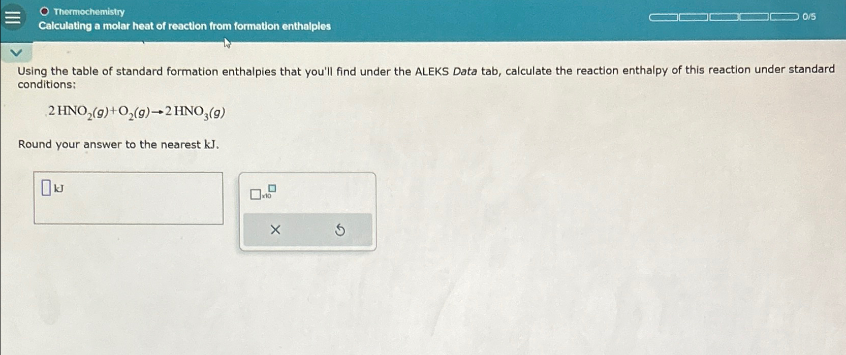 Solved ThermochemistryCalculating a molar heat of reaction | Chegg.com