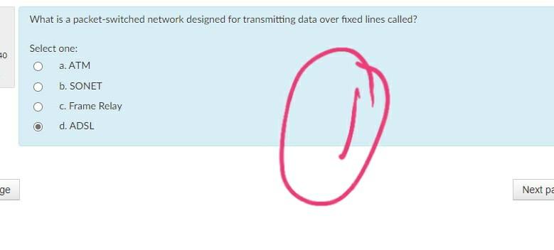 Solved What is a packet-switched network designed for | Chegg.com
