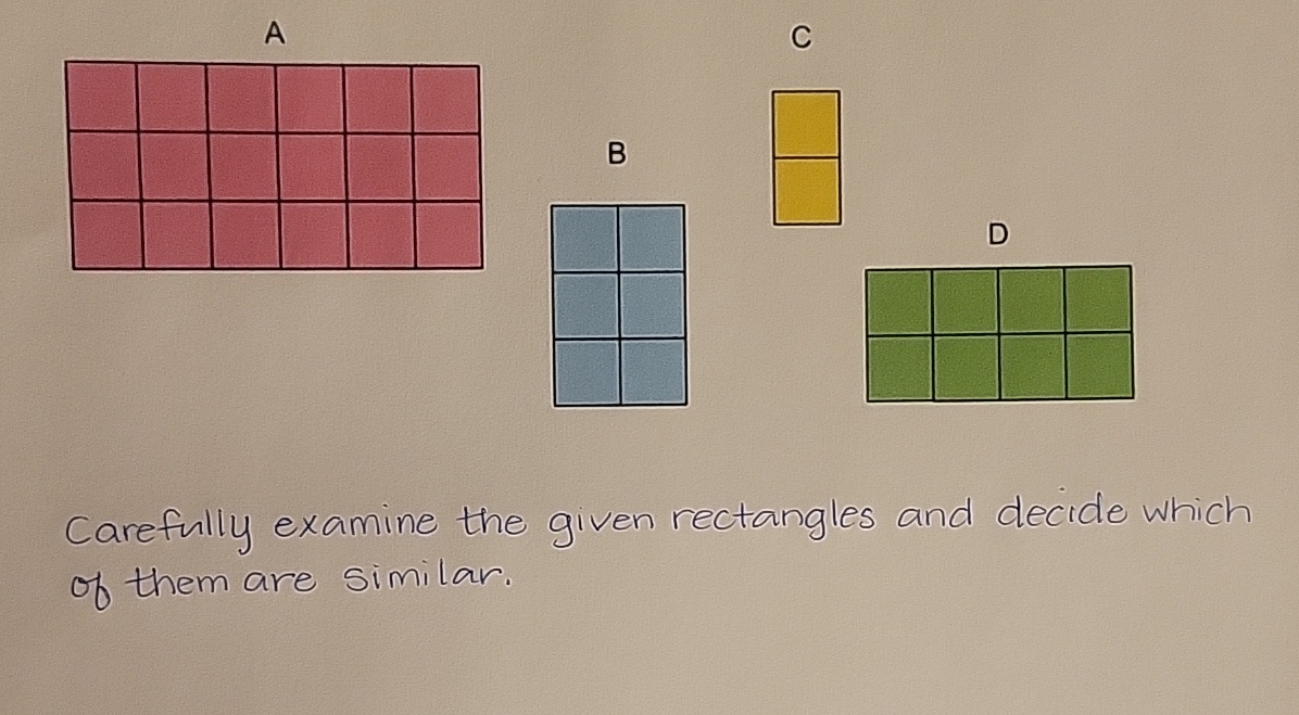 Solved ABCCarefully examine the given rectangles and decide | Chegg.com