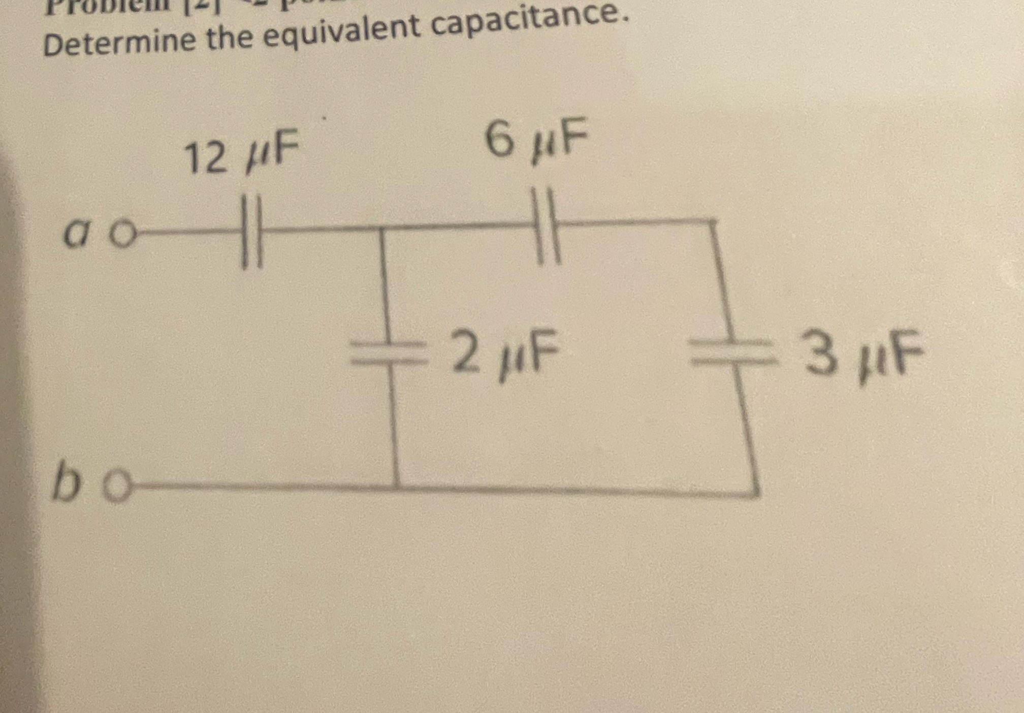 Solved Determine the equivalent capacitance.Need help | Chegg.com
