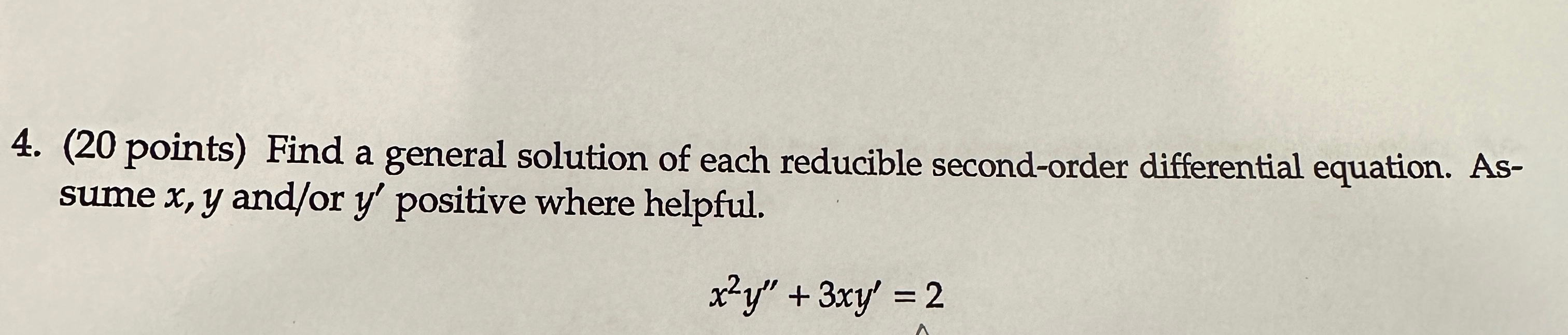 Solved (20 ﻿points) ﻿Find a general solution of each | Chegg.com