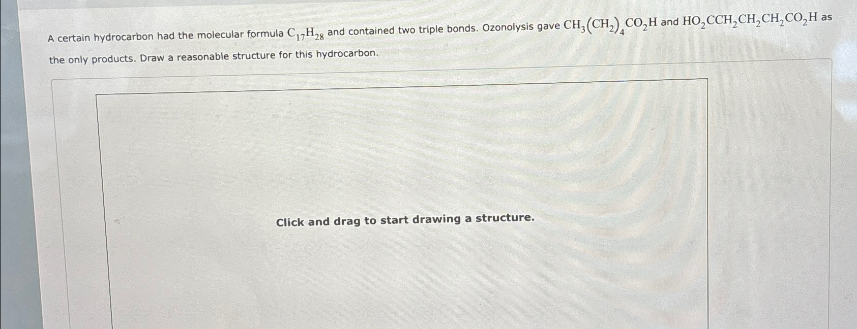 Solved A certain hydrocarbon had the molecular formula | Chegg.com