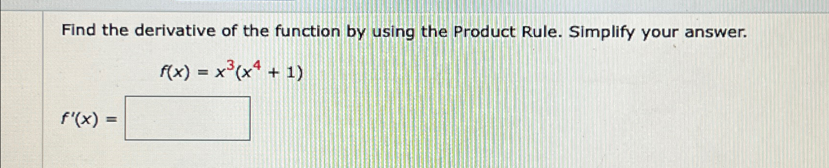 Solved Find the derivative of the function by using the | Chegg.com
