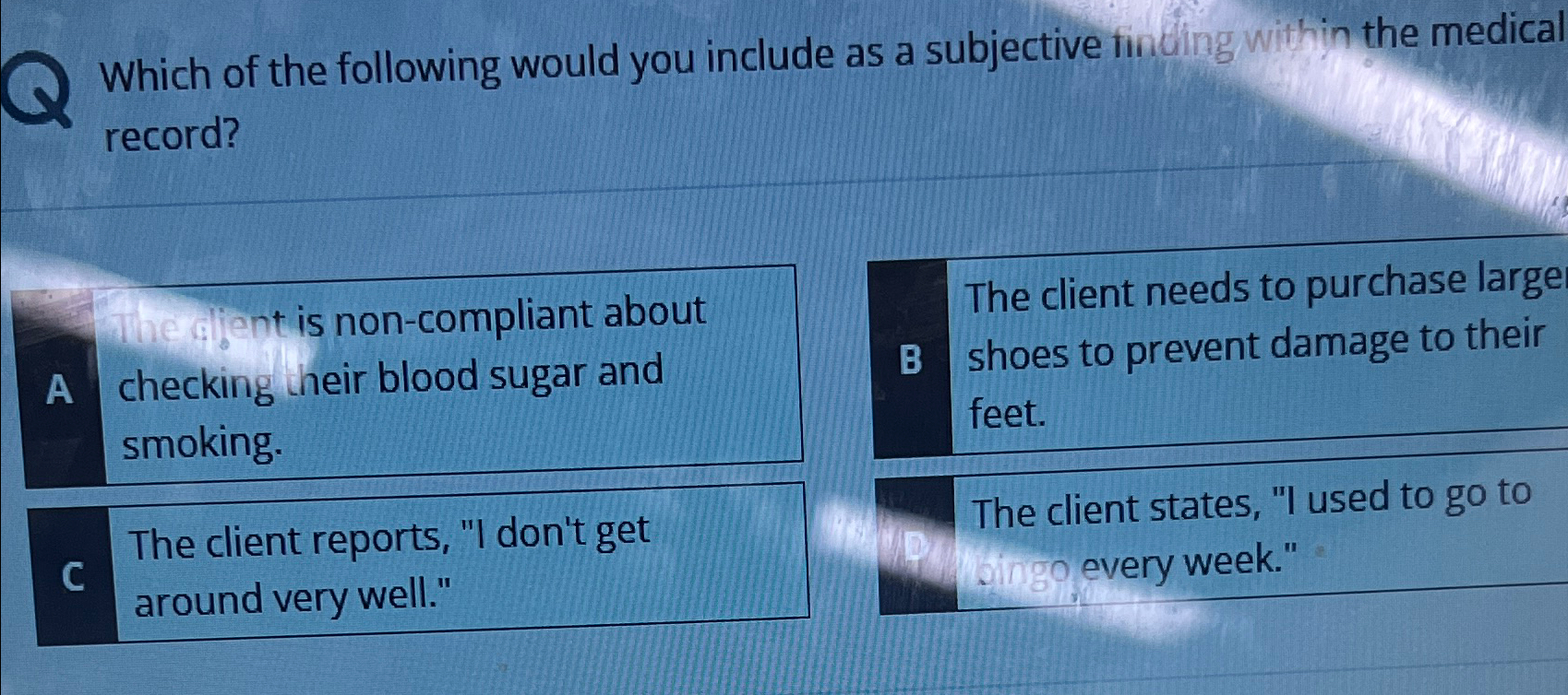 Solved Which of the following would you include as a | Chegg.com