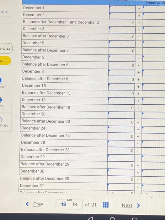 Solved Problem 1-9A (Algo) Analyzing transactions and | Chegg.com