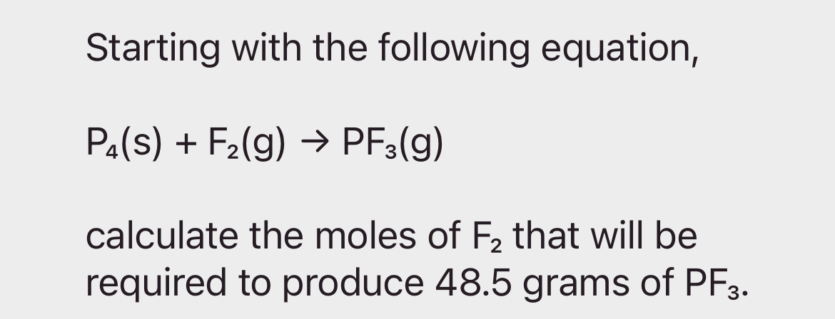 Solved Starting with the following | Chegg.com