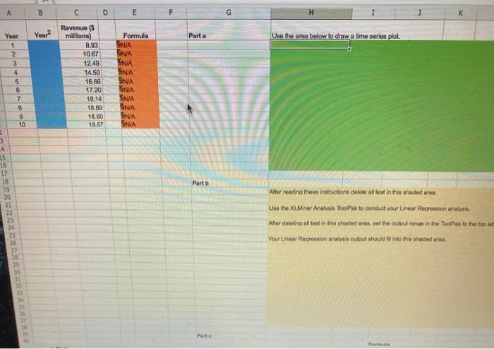 Solved Activity 1 - Plot Time Series, Quadratic Trend, | Chegg.com