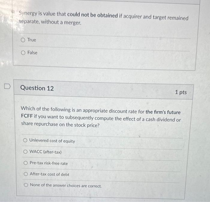 Solved Which of the following is an appropriate discount | Chegg.com