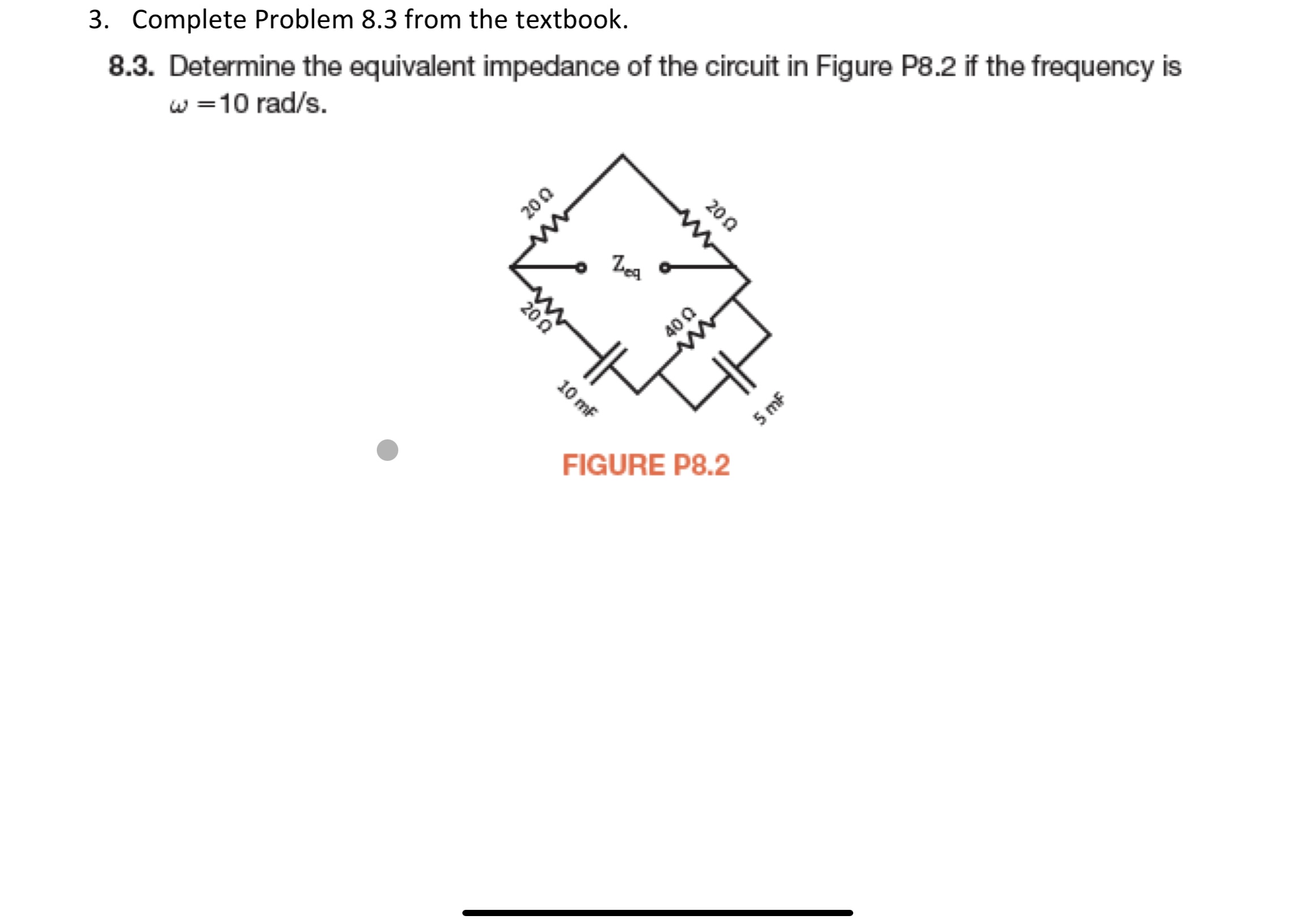 Solved Complete Problem 8.3 ﻿from the textbook.8.3. | Chegg.com