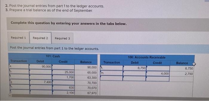 Solved Problem 2-4A (Algo) Recording transactions; posting | Chegg.com